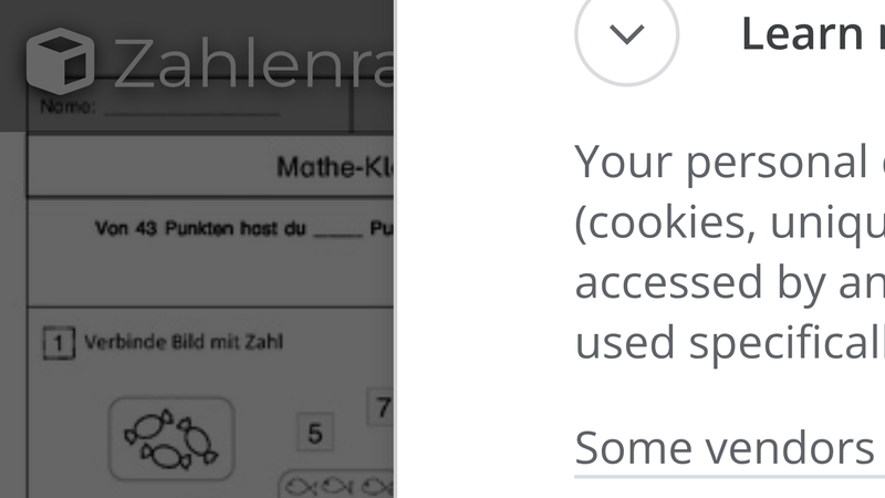 Zahlenraum bis 20 Mathematik - 1. Klasse