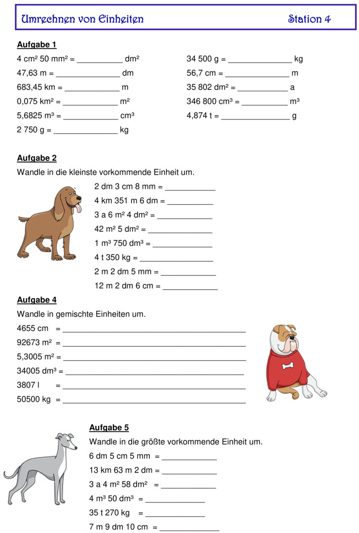 Übungsblatt zu Sonstiges [Mathe 6. Klasse]